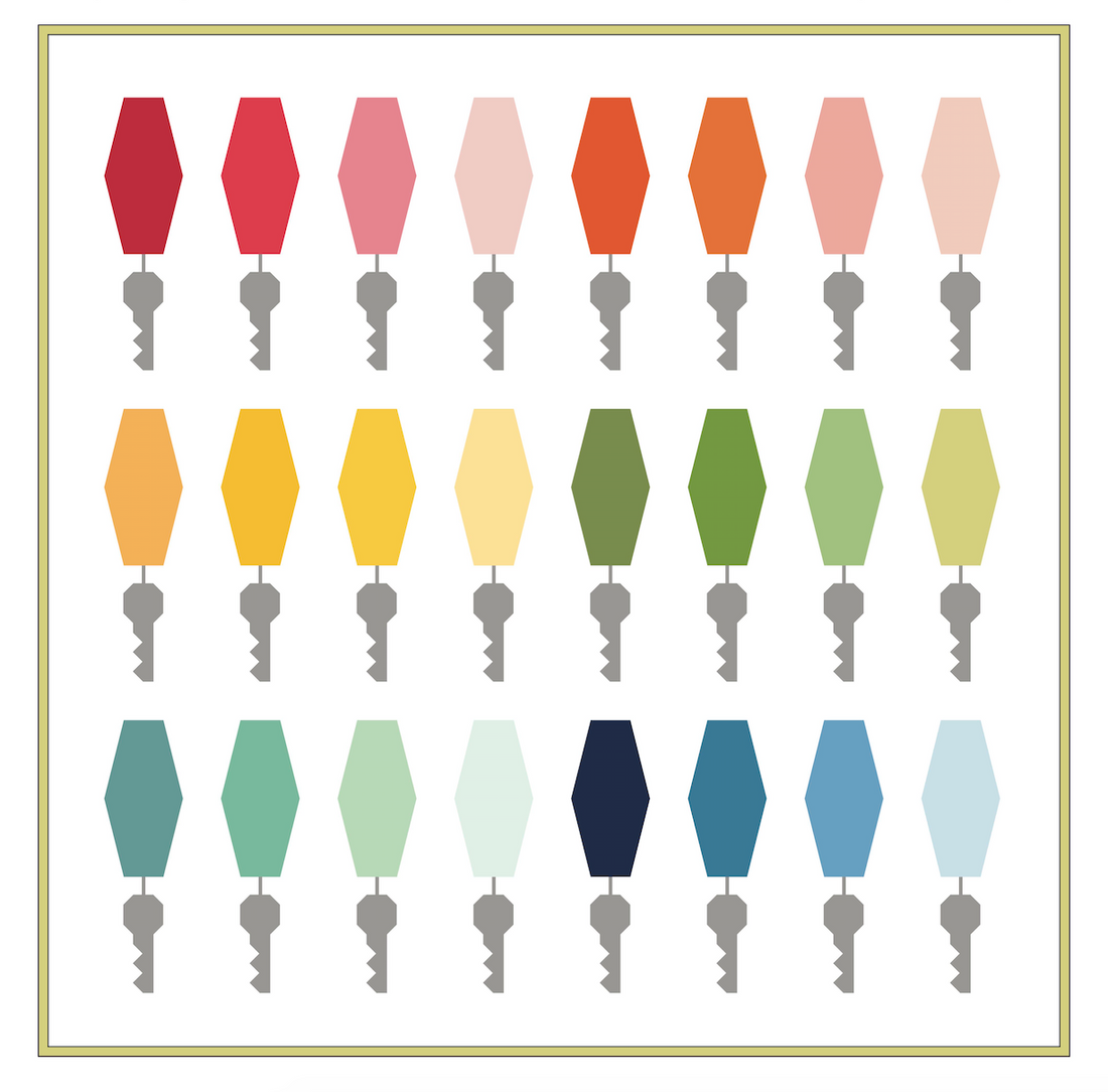 Motel Key Pillow (PDF Pattern) – Lucky Spool